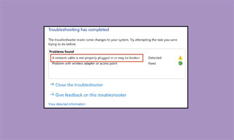 Fix An Ethernet Cable Is Not Properly Plugged In Techcult