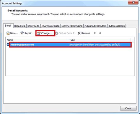 Imap Support Services Outlook 2010 Email Setup Guide