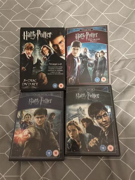 Harry Potter 1 8 Complete 8 Film Collection Dvd Boxset R2 Free Pandp £7