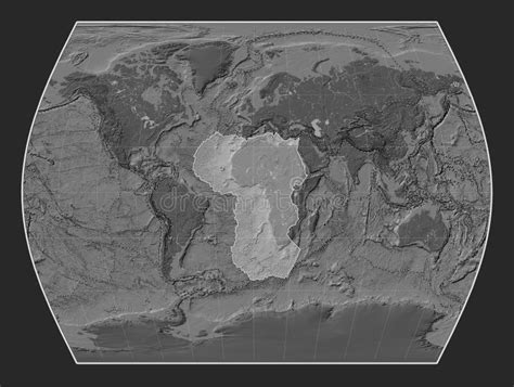 African Tectonic Plate Bilevel Times Boundaries Stock Illustration Illustration Of
