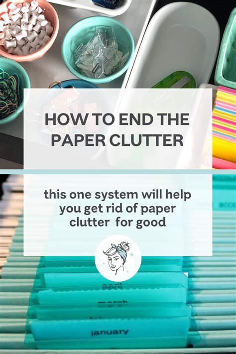 How To End The Paper Clutter For Good Clean Mama