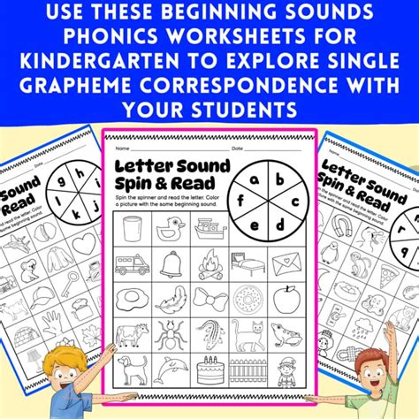Beginning Sounds Phonics Printable And Digital Worksheets For Kindergarten