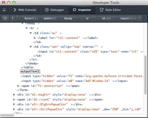 Understanding Adf Faces Clientcomponent Attribute