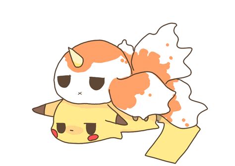 Goldeen Pikachu Nintendo Pokemon Fish Gen 1 Pokemon Horns No