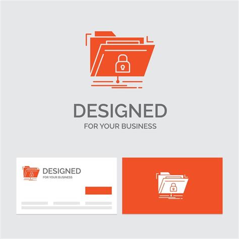 Business Logo Template For Encryption Files Folder Network Secure