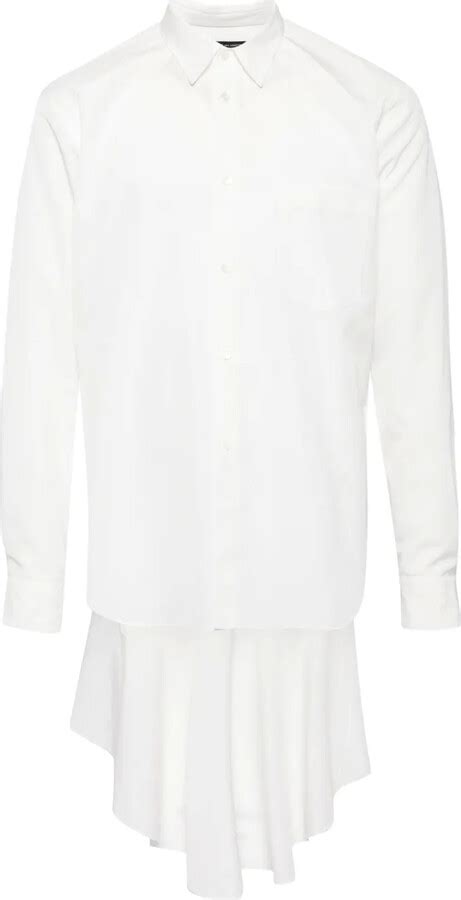 Comme Des Garçons Homme Plus Classic Collar Shirt Shopstyle