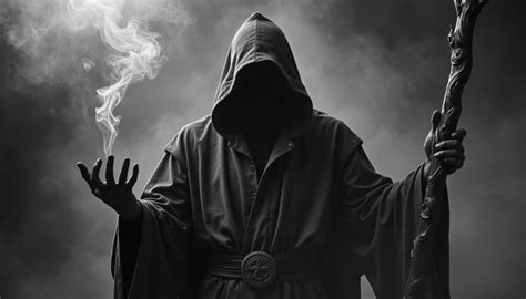 Free Ancient Magic Wielder Photo Wizard Mystic Hooded Download At