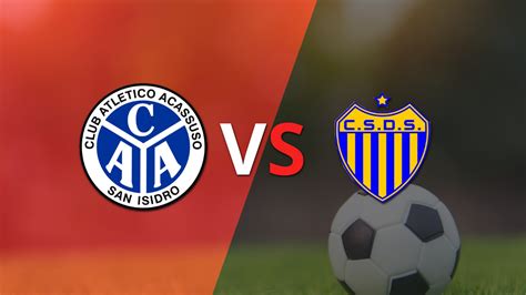 Dock Sud le está ganando a Acassuso en el estadio Armenia