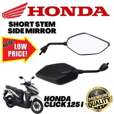 Honda Click 125i Motorcycle Side Mirror Short Stem 100 Original