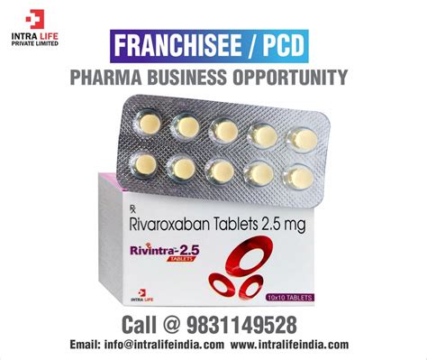 Rivaroxaban Tablet RIVINTRA 2 5 At 1500 00 Stripe Ixarola In