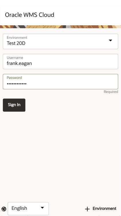 Oracle Wms Cloud Mobile By Oracle America Inc Oracle Wms Cloud Mobile By Oracle America Inc