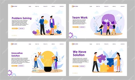 Premium Vector People Connecting Puzzle Pieces Help Each Other