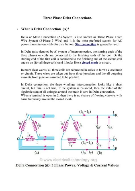 Three Phase Delta Connection