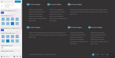 Adding Footer Widgets Pixeldima Help Docs