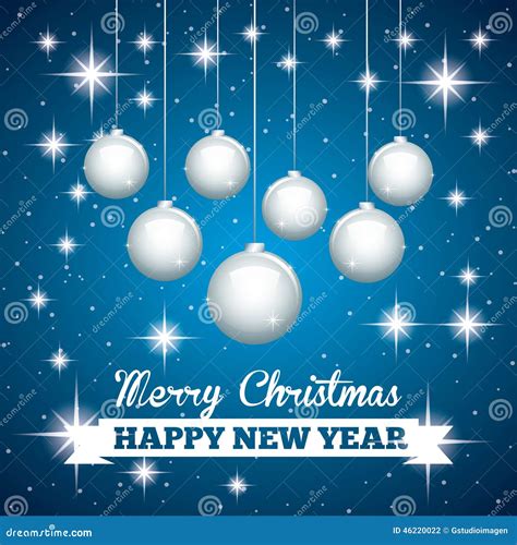 Merry Christmas Design Stock Illustration Illustration Of Classic