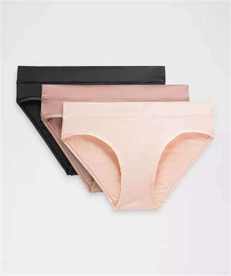 Underease Mid Rise Bikini Underwear 3 Pack Lululemon De