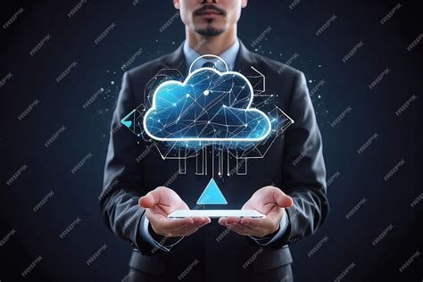 Premium Photo Navigating Cloud Technology Advancing Digital