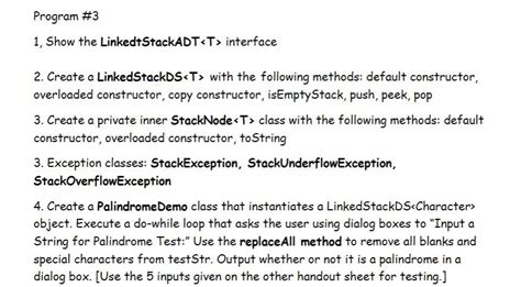 Solved JAVA LANGUAGE Please Follow ALL Directions Chegg