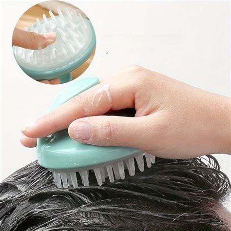 1pc Hair Scalp Massager Shampoo Brush Hair Scalp Scrubber Wet Dry Hair