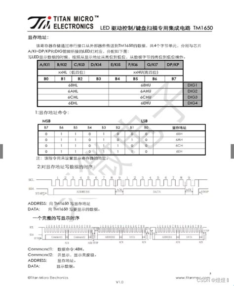 【tm1650调试记录】tm1650 Pdf Csdn博客