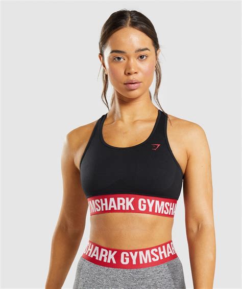 Gymshark Flex Sports Bra Black Gymshark