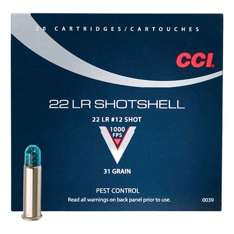 Cci Shotshell 22lr 12 Shot Aluminum Case Rimfire Ammo Cabelas