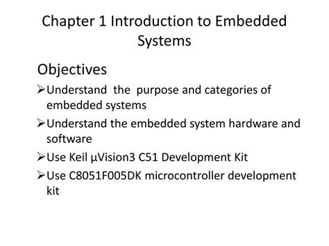 Ppt Chapter Introduction To Embedded Systems Powerpoint