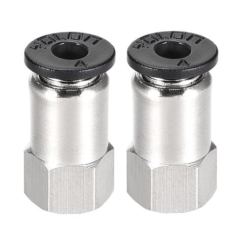 Push To Connect Tube Fitting Adapter 4mm Tube OD X M5 Female Straight