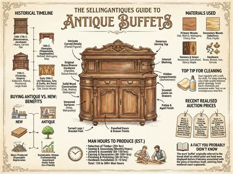 Antique Buffets From 129 Shops