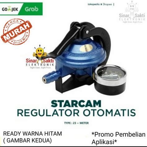 Jual Regulator Gas Star Cam Sc23m Tekanan Rendah Meter Starcam Sc23m