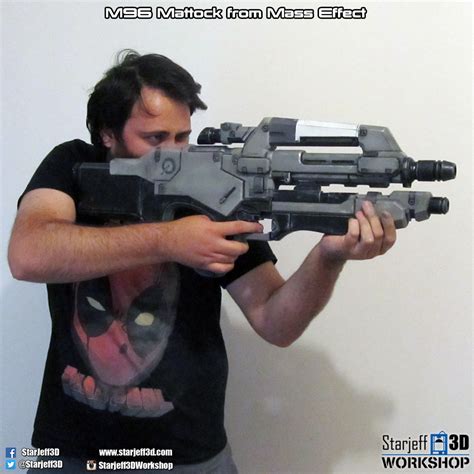 🎭 M96 Mattock From Mass Effect・ Stl File For 3d Printing・cults