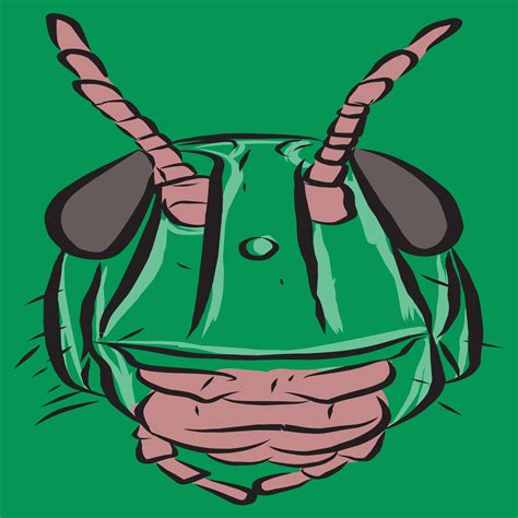 Image Of A Grasshopper Head Suitable For Icons Symbols Stickers And