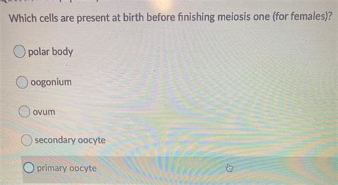 Solved Which Of The Following Organs Are The Primary Sex Chegg Com