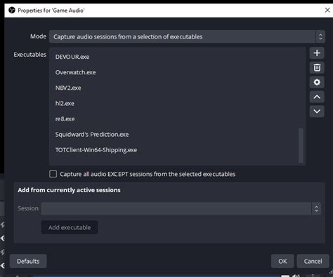 Plugin No Longer Capturing Audio From Executable List · Issue 223