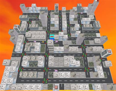 A Traffic Simulation In Agentcubes Download Scientific Diagram