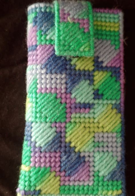 Plastic Canvas Eyeglass Case Etsy