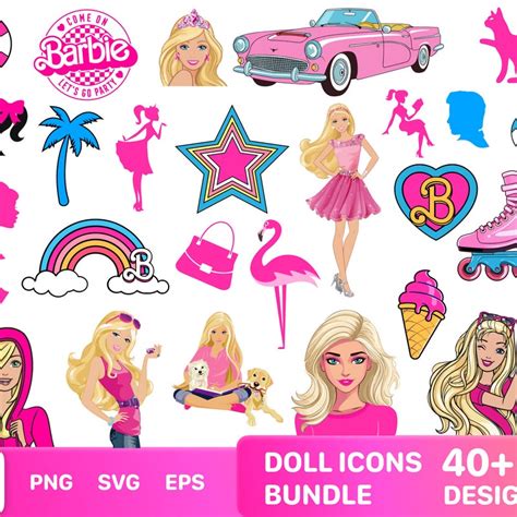Barbie Svg Etsy