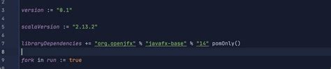 Java Javafx On Sbt For A Scala Project Object Jfx Is Not A Member