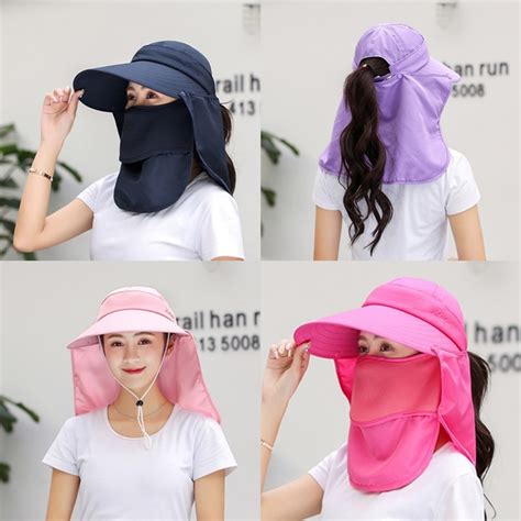 자외선 햇빛 차단 가리개 농사 모자 온채널