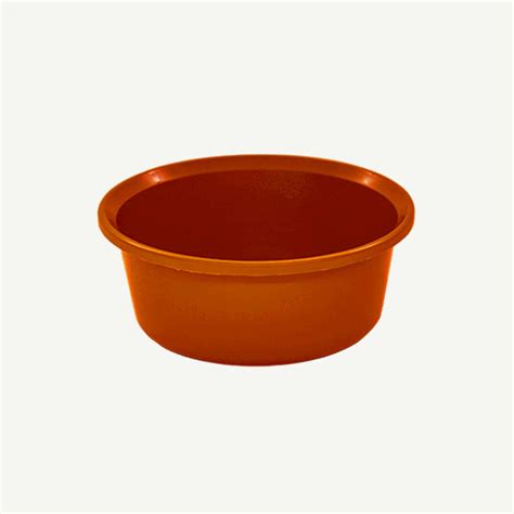 Plastic Basin 14” Orange Manubhai Industries Pte Ltd