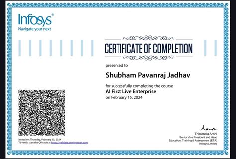 shubham jadhav on linkedin i have successfully completed the ai