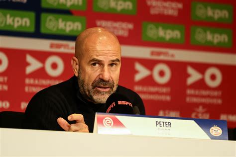 Peter Bosz Deelt Goed Nieuws Hij Kan Spelen Tegen Pec Psvfans