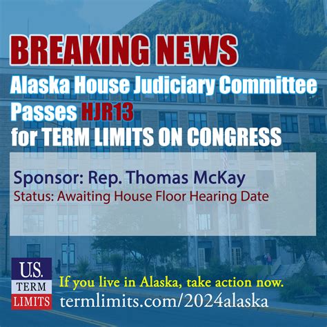 Alaska House Judiciary Committee Passes Resolution To Term Limit