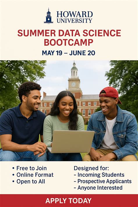 Apply For The 2025 Summer Data Science Bootcamp Howard University
