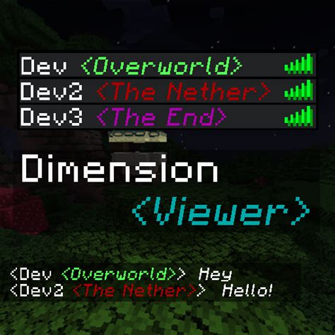 Dimension Viewer Minecraft Mods CurseForge