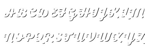 Nexa Rust Script B Trial Shadow Font FFonts Net