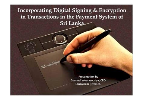 Pdf Incorporating Digital Signing And Encryption In Transactions · Types Of Digital