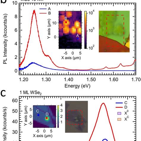 Photoluminescence Response Of 2d Nanosheets Partly Covered With Sio2 Download Scientific