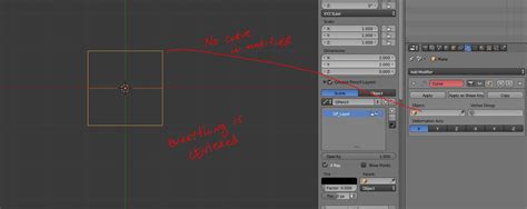 How To Stop Curve Modifier From Moving Object Modeling Blender
