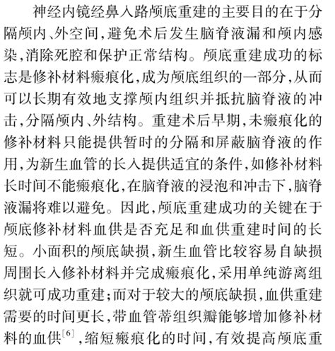 最新共识 神经内镜经鼻颅底手术中颅底重建技术专家共识医学界 助力医生临床决策和职业成长